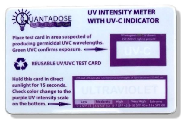 What is the difference between UVC Dosimeter Test Cards vs UVC ...