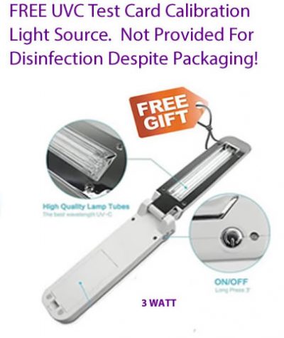 QuantaDose® 6 Card Pack with FREE FOLDING UVC LIGHT WAND ⋆ QuantaDose ...