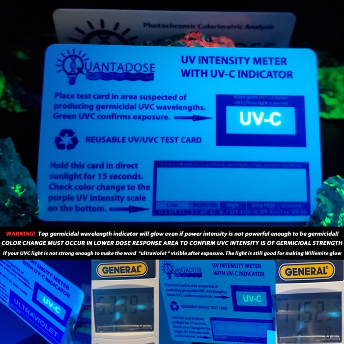 UV Indicator Card ⋆ QuantaDose Far-UV/UVC Light and Detection