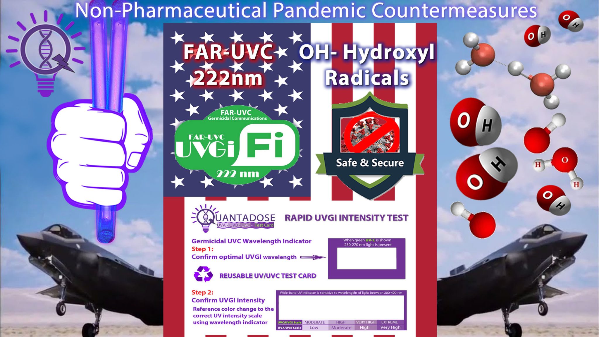 UV Indicator Card ⋆ QuantaDose Far-UV/UVC Light and Detection