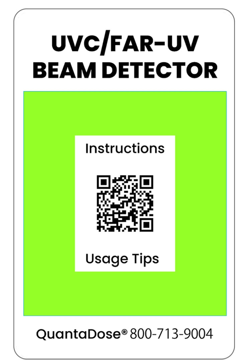 QuantaDose® Multi-Wavelength Bi-Luminescent UV/UVC Light Test Card ⋆ ...