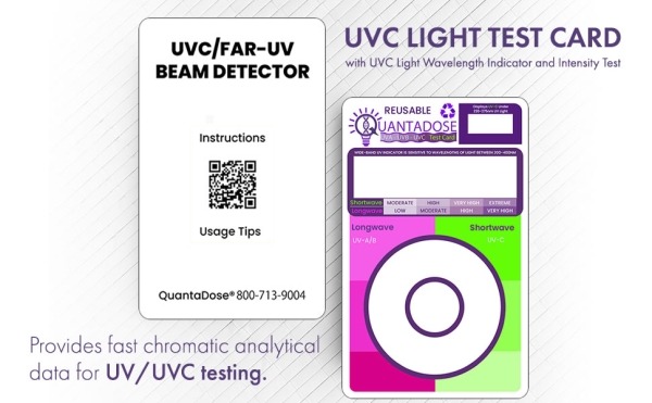 QuantaDose® Multi-Wavelength Bi-Luminescent UV/UVC Light Test Card ⋆ ...